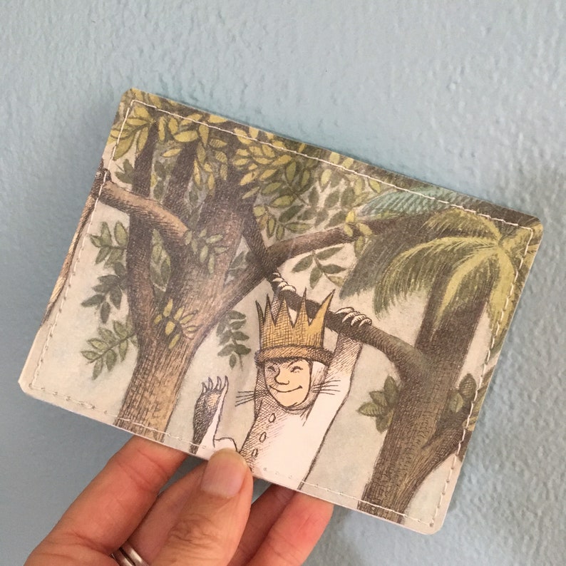 Credit Card Wallet Where the Wild Things Wallet Mini-wallet | Etsy