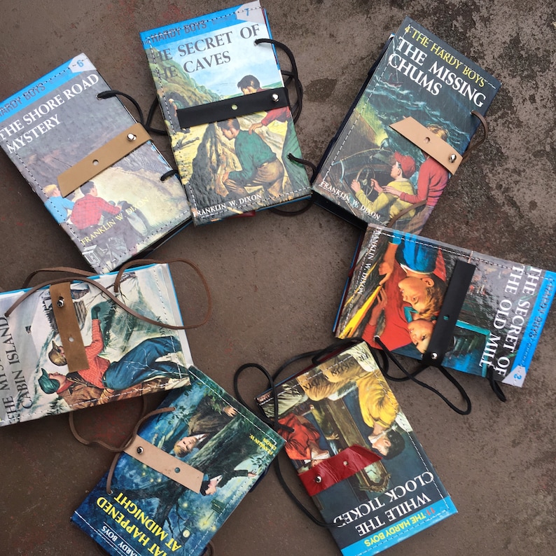 Vintage Hardy Boys Hardback Book Bag Repurposed - Etsy