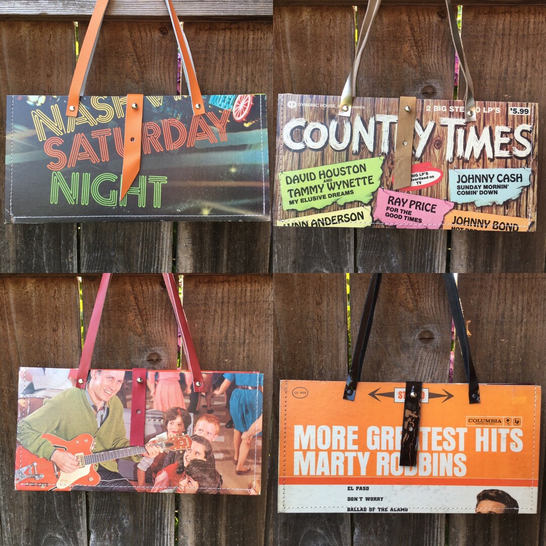 Record Album Handbag Recycled Record Cover Purse Vintage Country Album ...