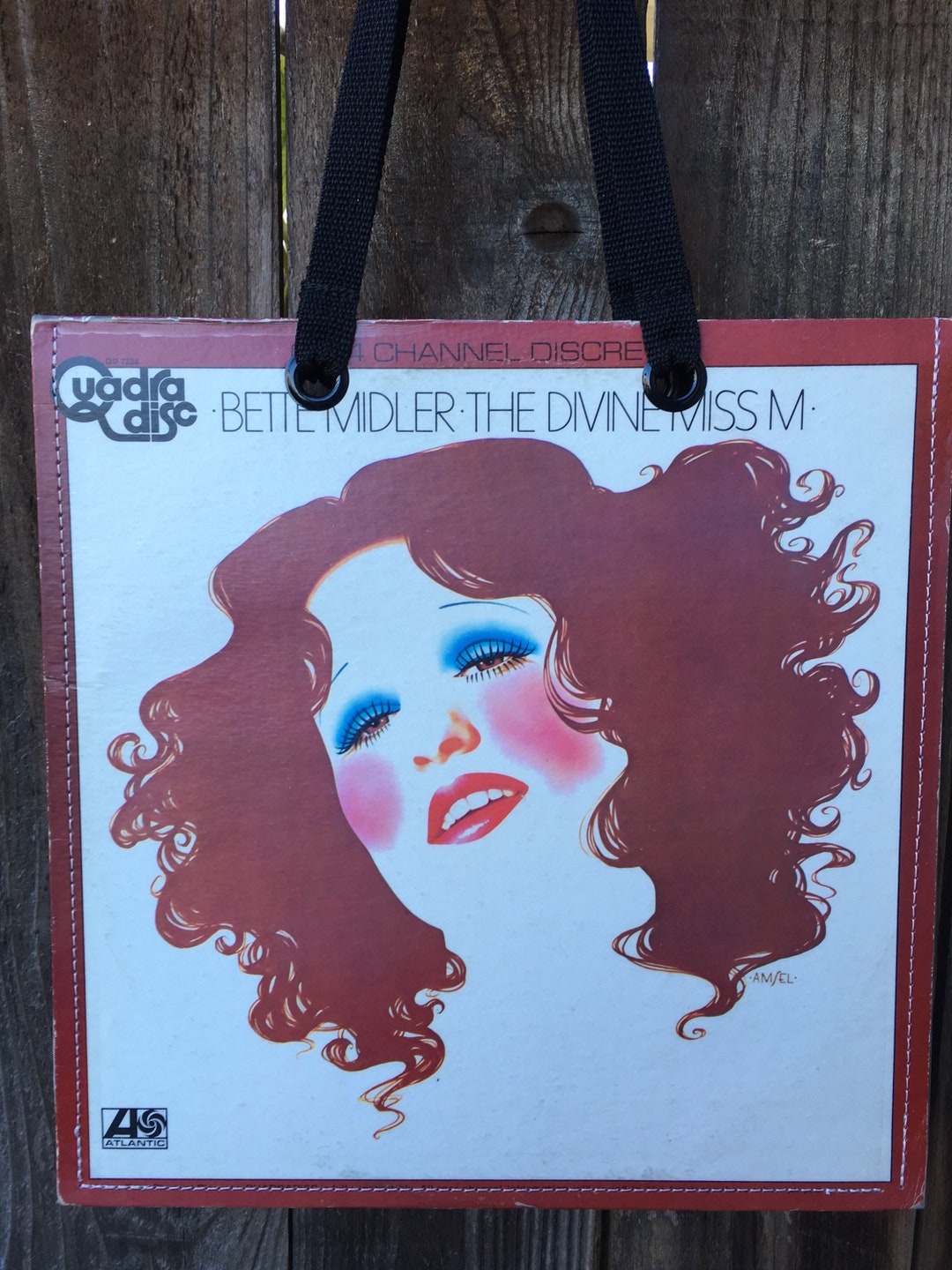 Record Album Tote Bag Recycled Record Handbag Bette Midler - Etsy