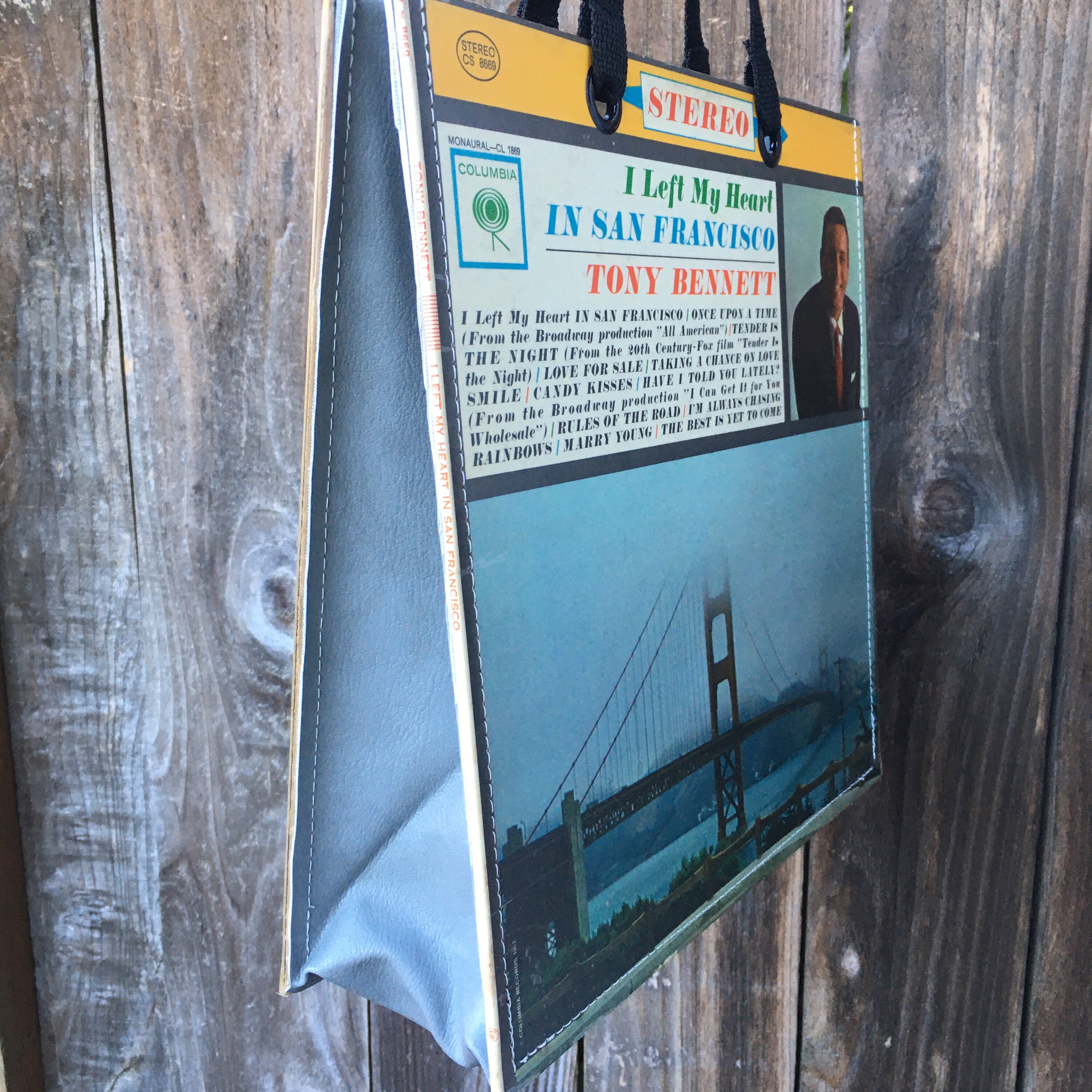 Record Album Tote Bag Recycled Record Handbag tony Bennett - Etsy UK