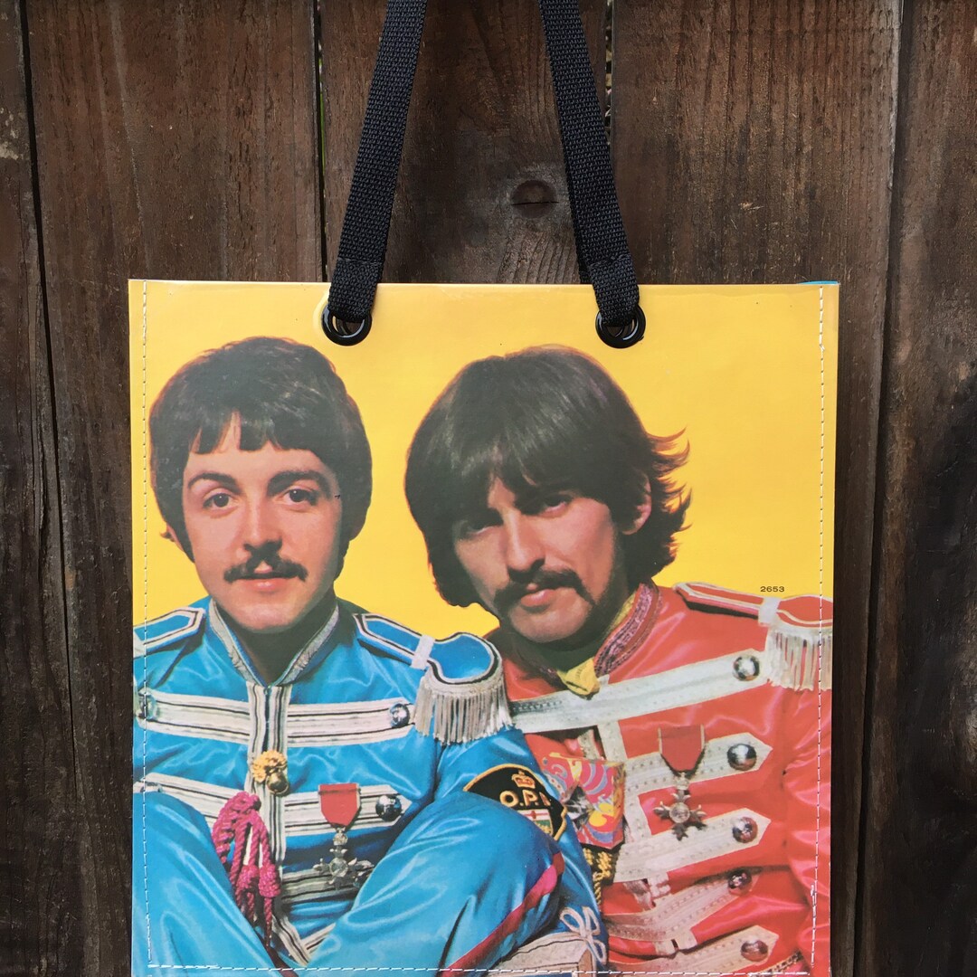 Record Album Tote Bag Recycled Record Handbag the Beatles - Etsy