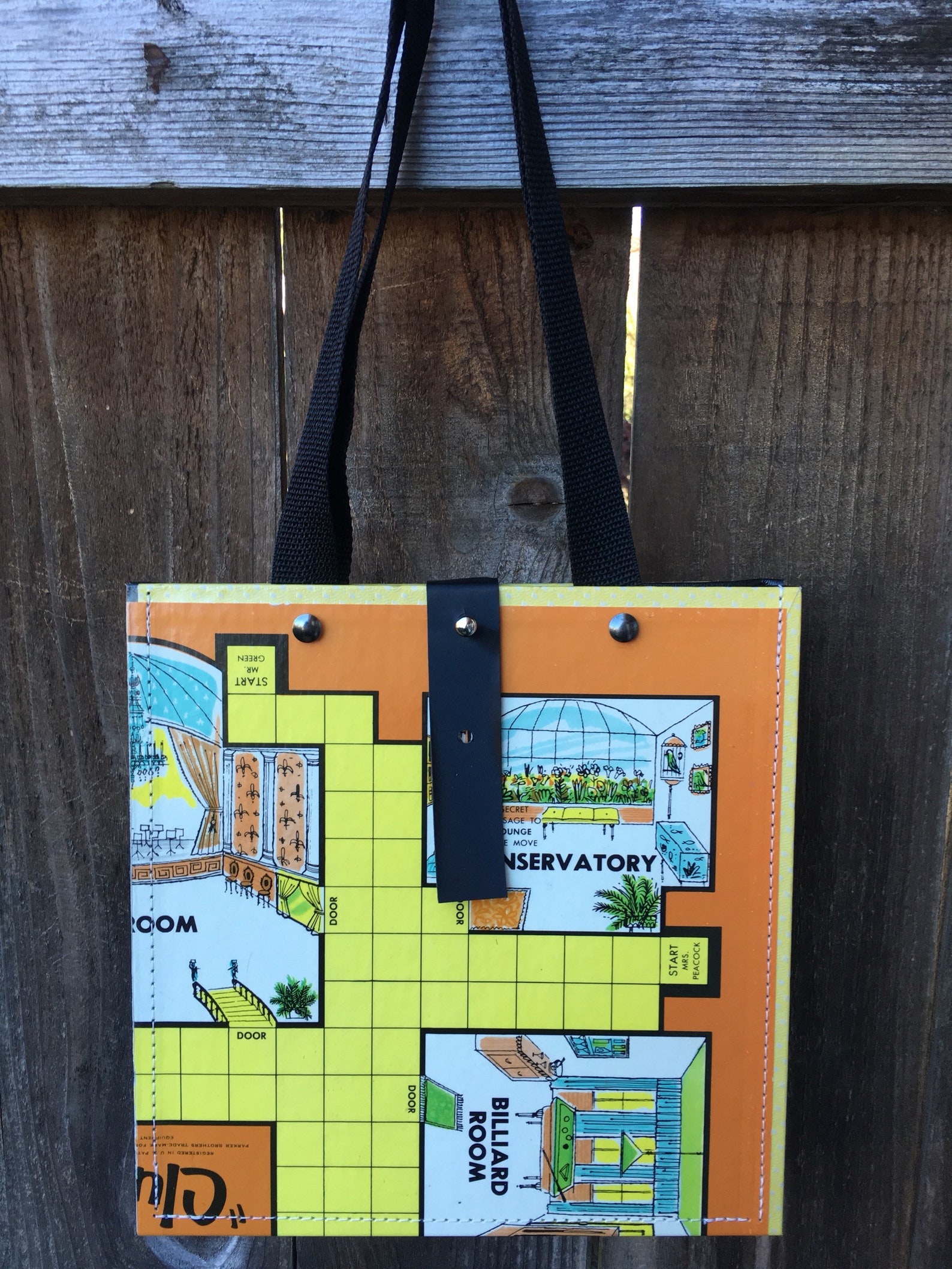 Repurposed Board Game Bag - Etsy