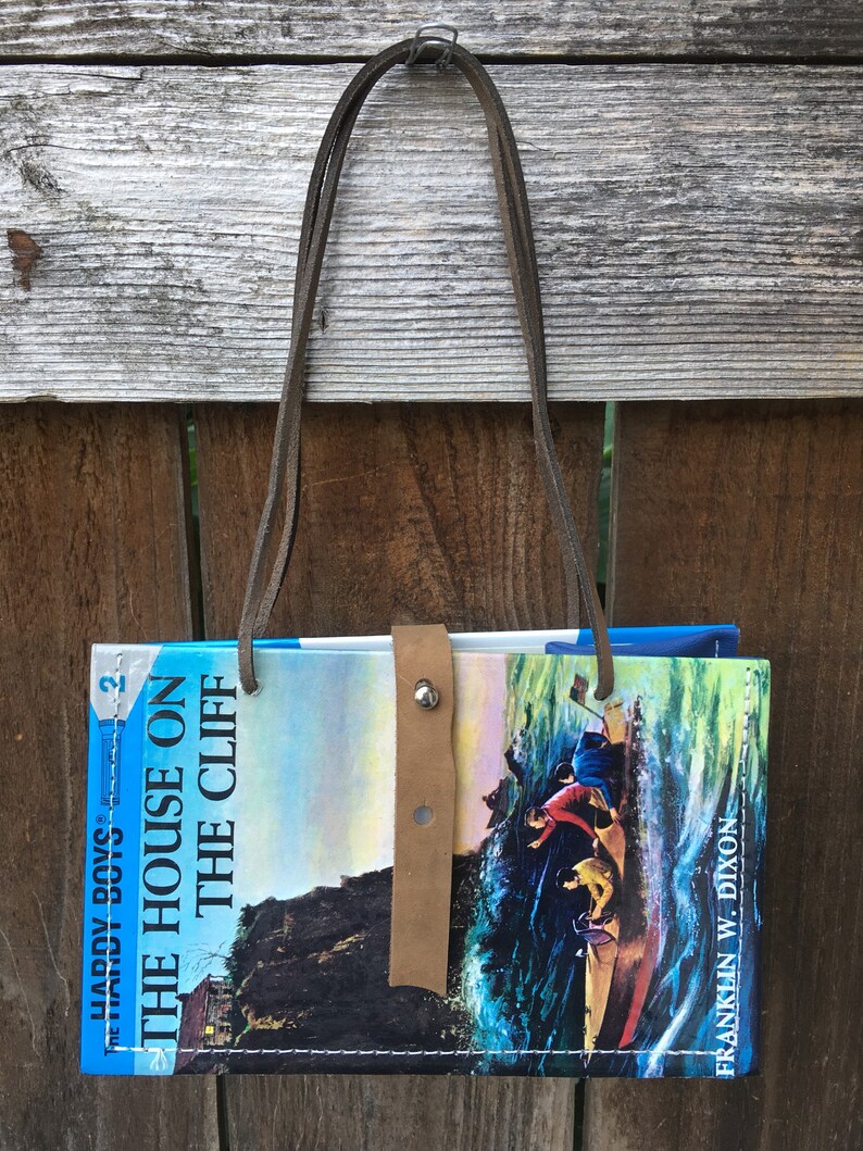 Vintage Hardy Boys Hardback Book Bag Repurposed - Etsy