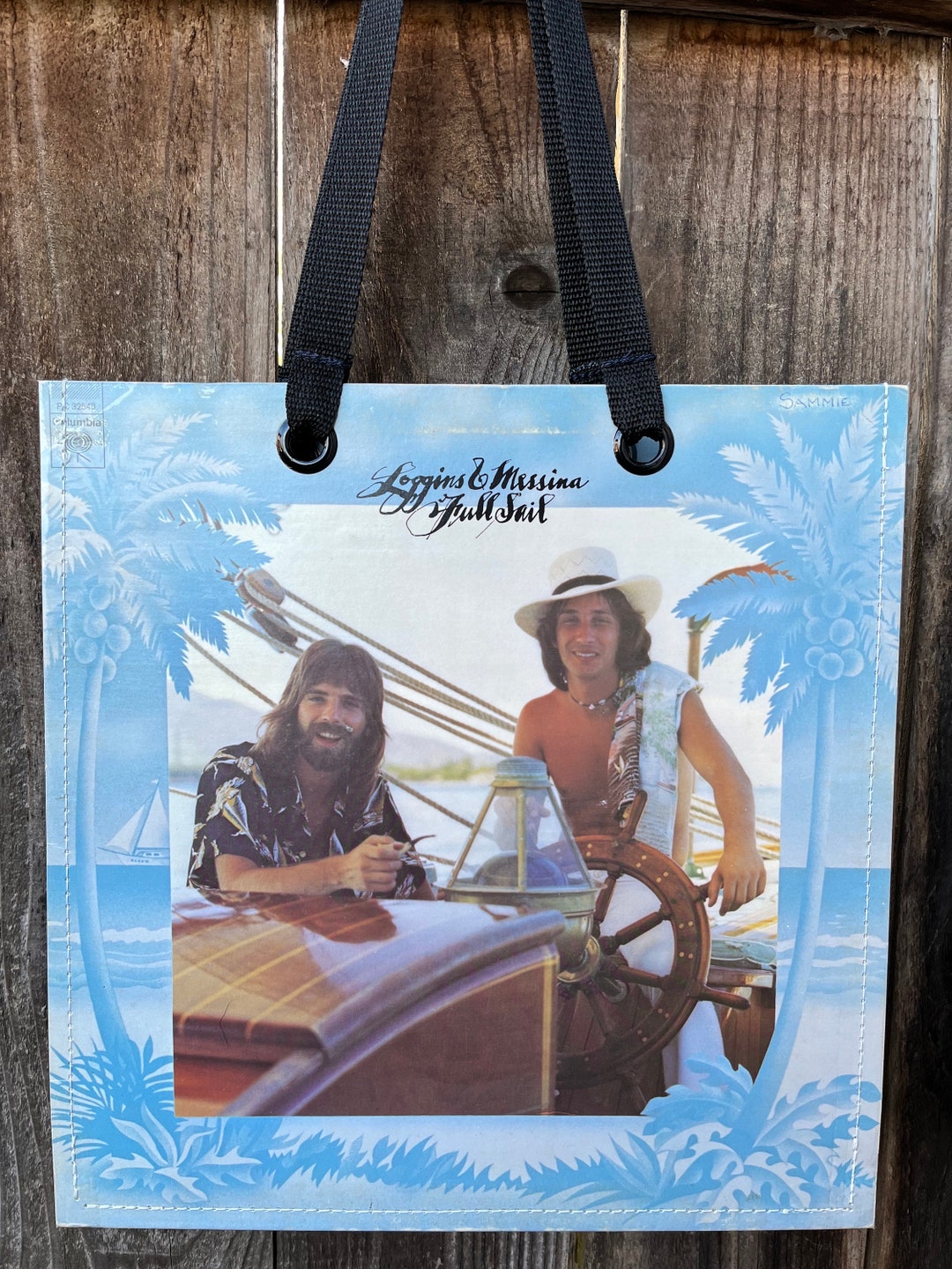 Record Album Tote Bag | Recycled Record Handbag | Loggins & Messina - Etsy