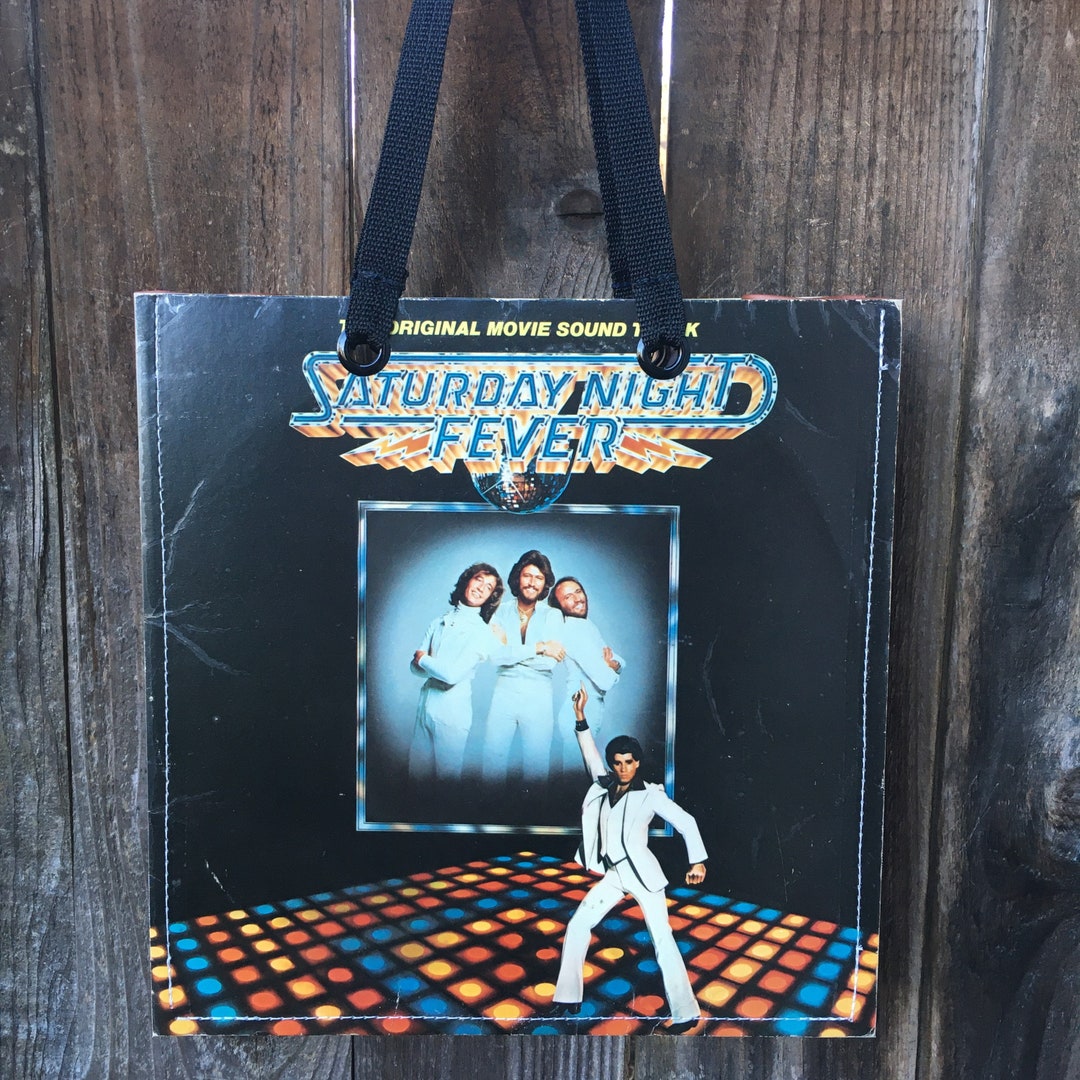 Record Album Tote Bag | Recycled Record Handbag | Saturday Night Fever ...