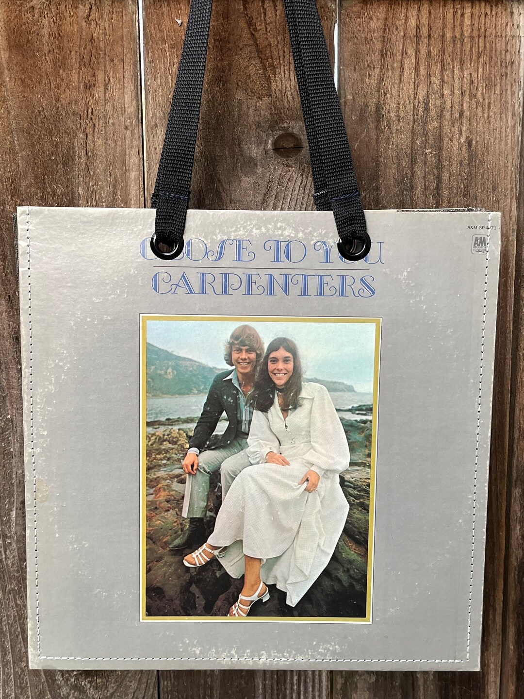 Record Album Tote Bag | Recycled Record Handbag | Carpenters - Etsy