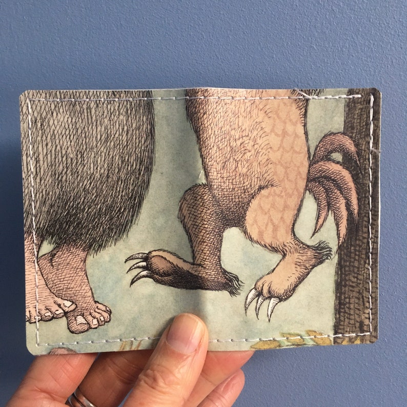 Credit Card Wallet Where the Wild Things Wallet Mini-wallet - Etsy