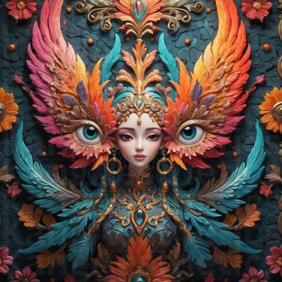 Stunning Digital Art Vibrant Art - Etsy