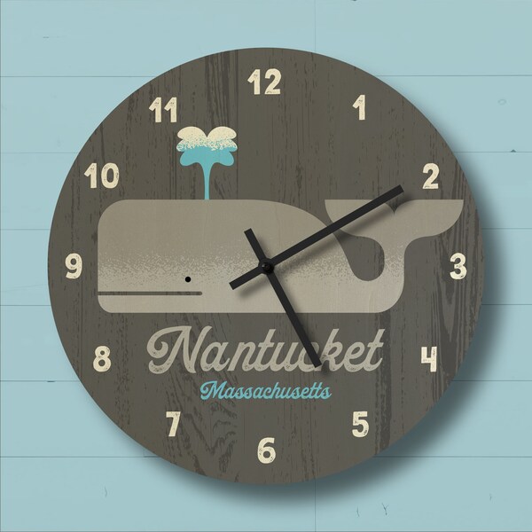 Whale Wall Clock - Etsy