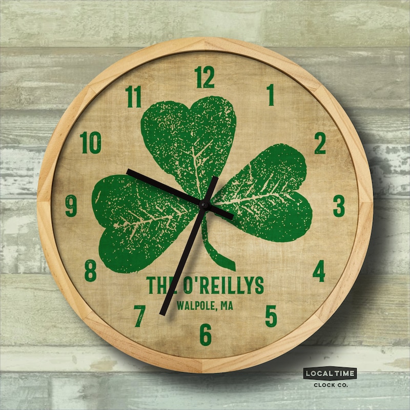 Wooden Flag Clock - Etsy