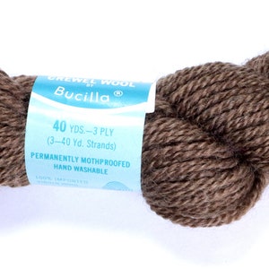 Vintage Bucilla Virgin Wool Crewel Yarn Lot of Four Hanks 40 Yards, 3 ...