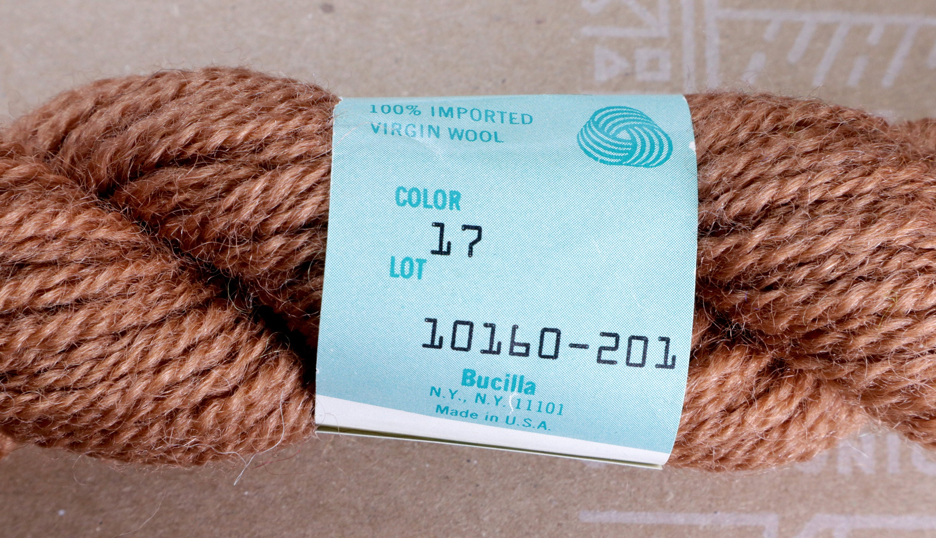 Vintage Bucilla Virgin Wool Crewel Yarn Lot of Four Hanks 40 Yards, 3 ...