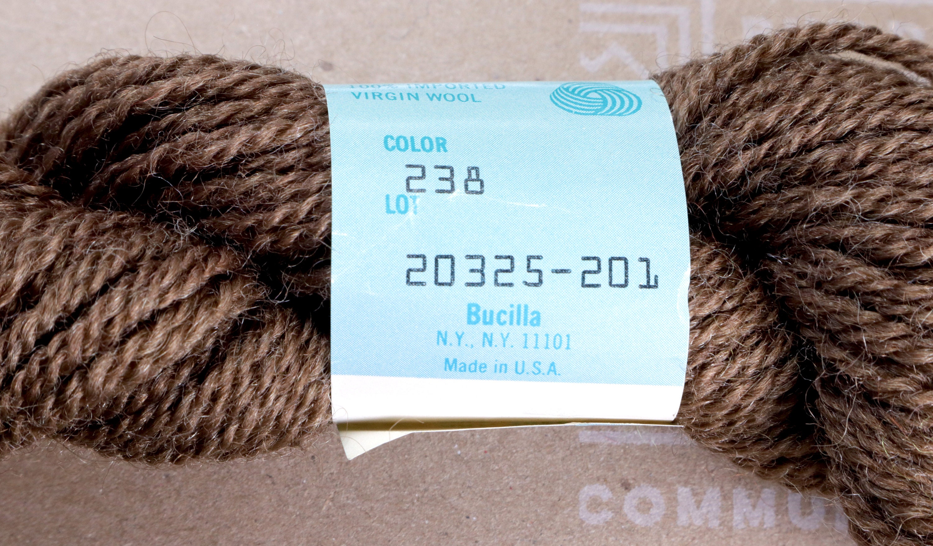 Vintage Bucilla Virgin Wool Crewel Yarn Lot of Four Hanks 40 Yards, 3 ...