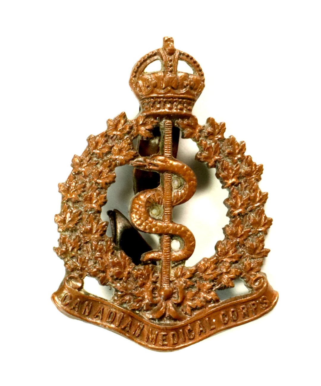 Canadian Army Medical Corps Officer Cap Badge Royal RCAMC - Etsy
