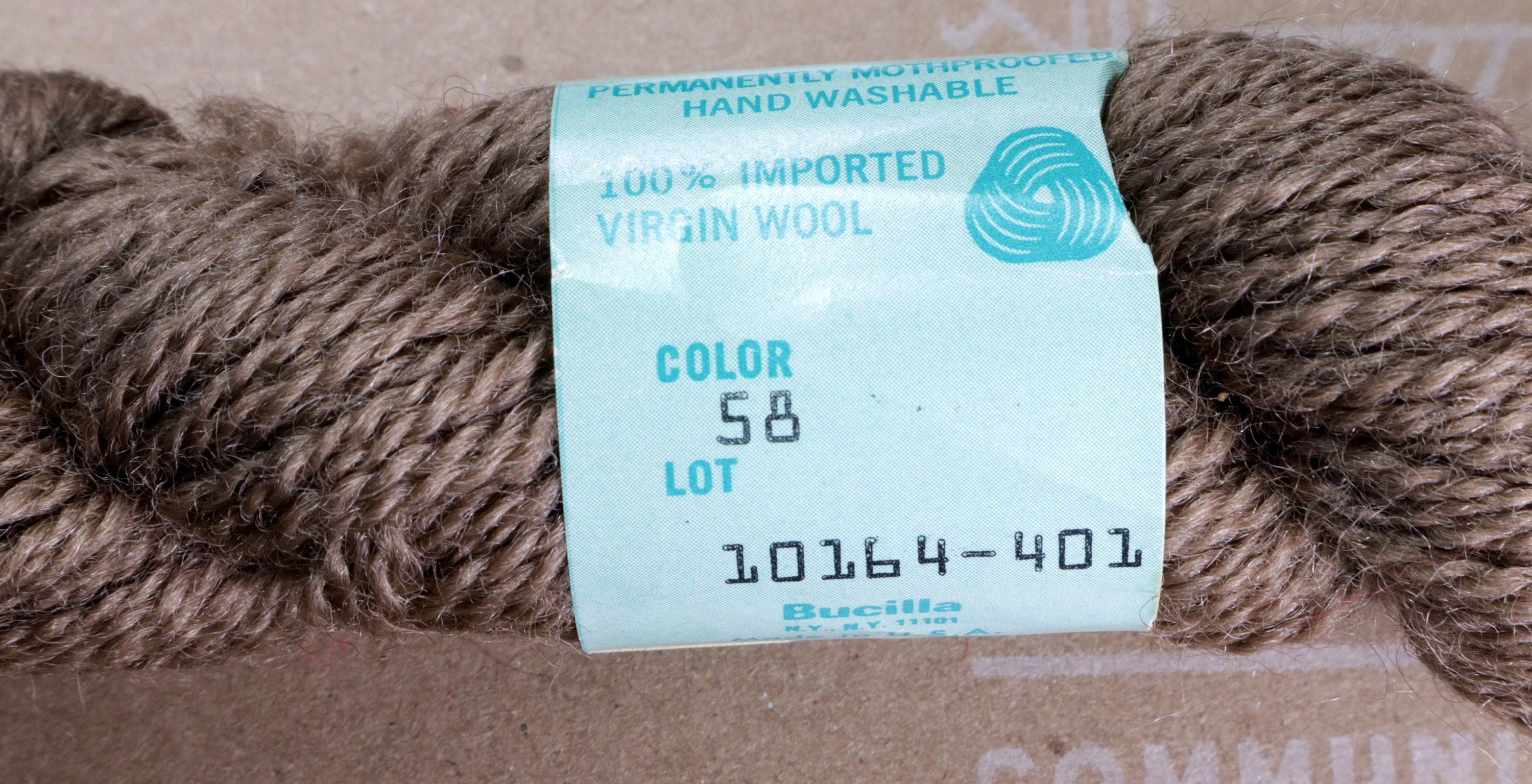 Vintage Bucilla Virgin Wool Crewel Yarn Lot of Four Hanks 40 Yards, 3 ...