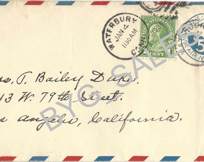 Vintage Postal Envelopes / Vintage Postal Ephemera / Vintage Letters - Etsy