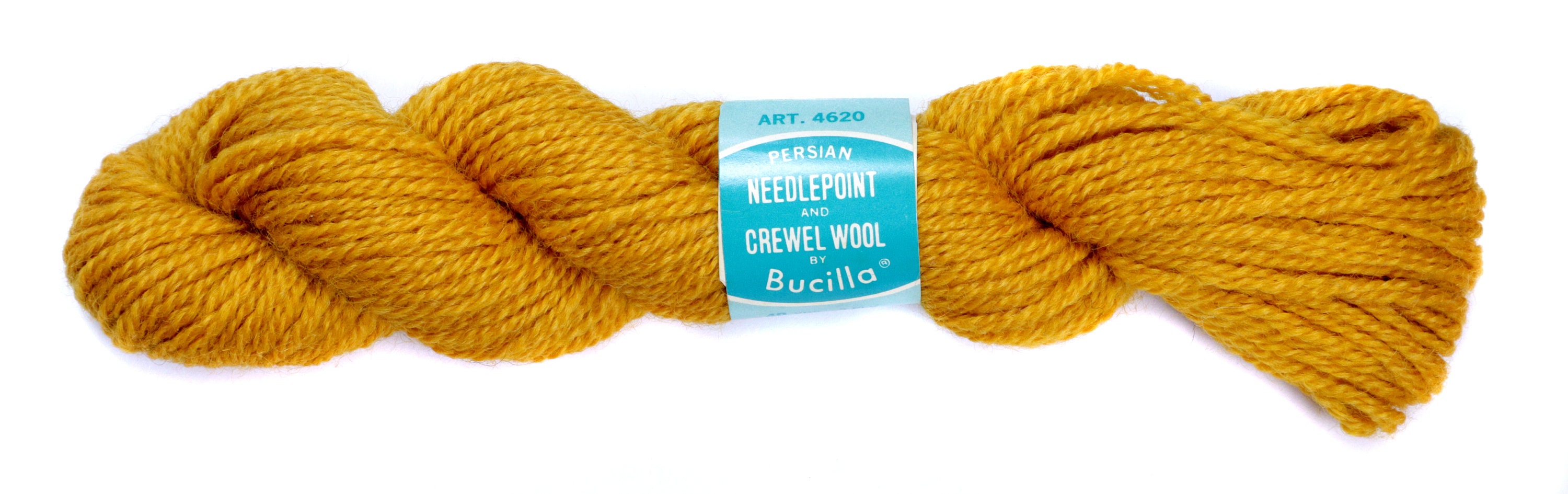 Vintage Bucilla Virgin Wool Crewel Yarn Lot of Four Hanks 40 Yards, 3 ...