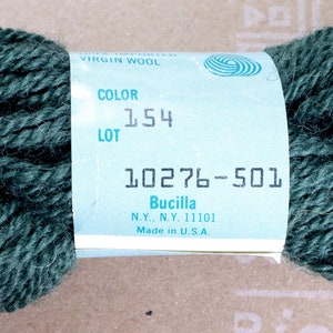 Vintage Bucilla Virgin Wool Crewel Yarn Lot of Four Hanks 40 Yards, 3 ...