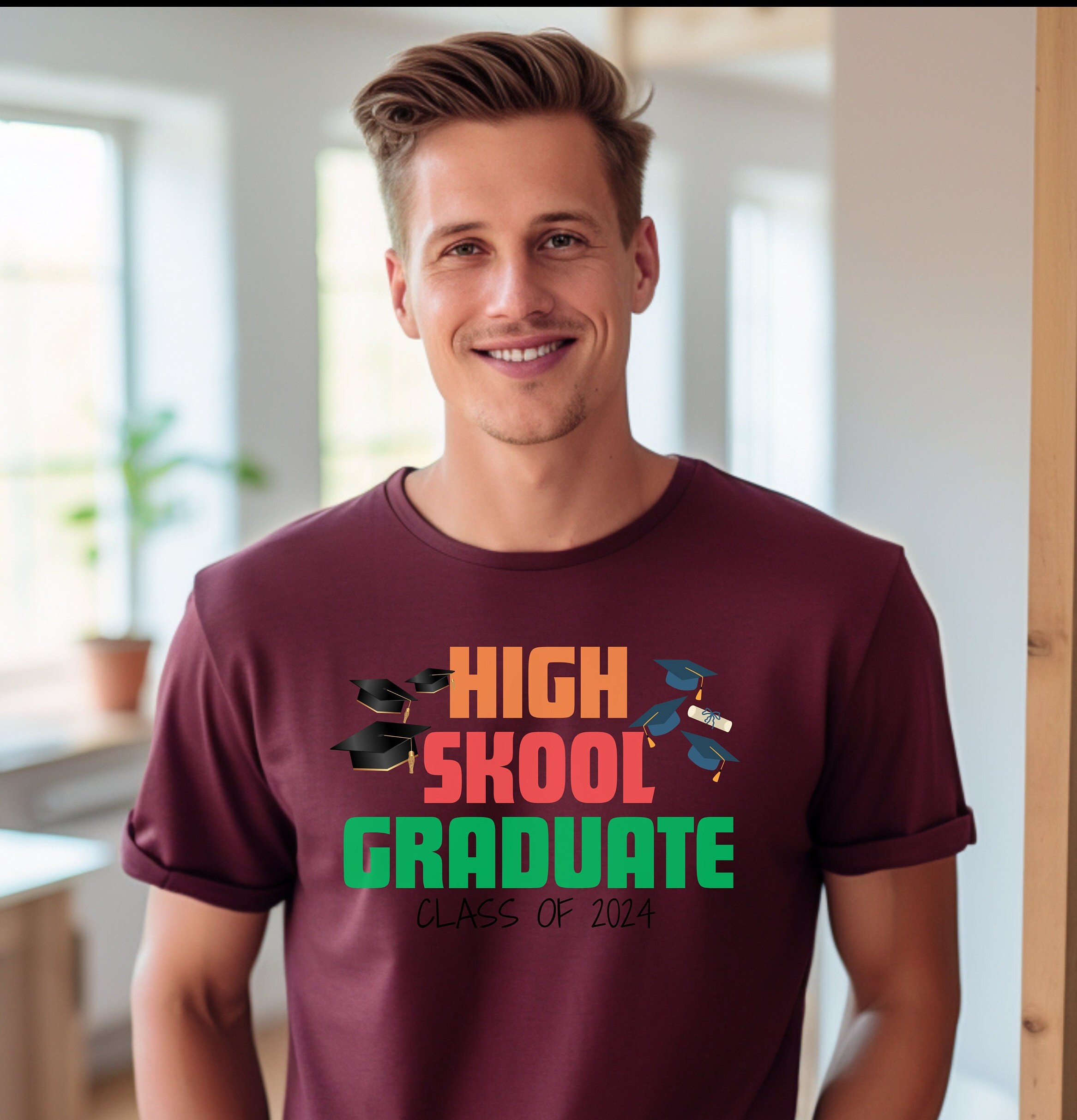 Class of 2024 Shirt, 2024 Graduation Shirt Graduation Shirt Back to ...