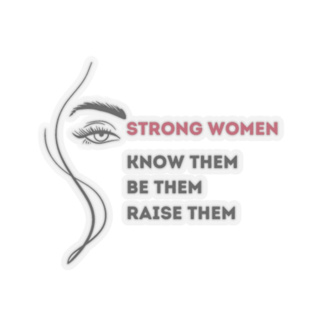 Empowering Women Sticker, Feminist Laptop Decal, Strong Women Decal ...