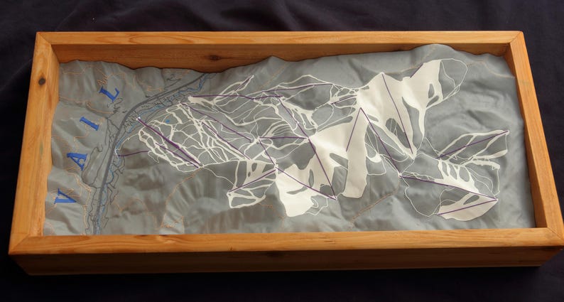 Custom 3D Printed Map With Inset Features (up to 1 Sq Ft) - Etsy