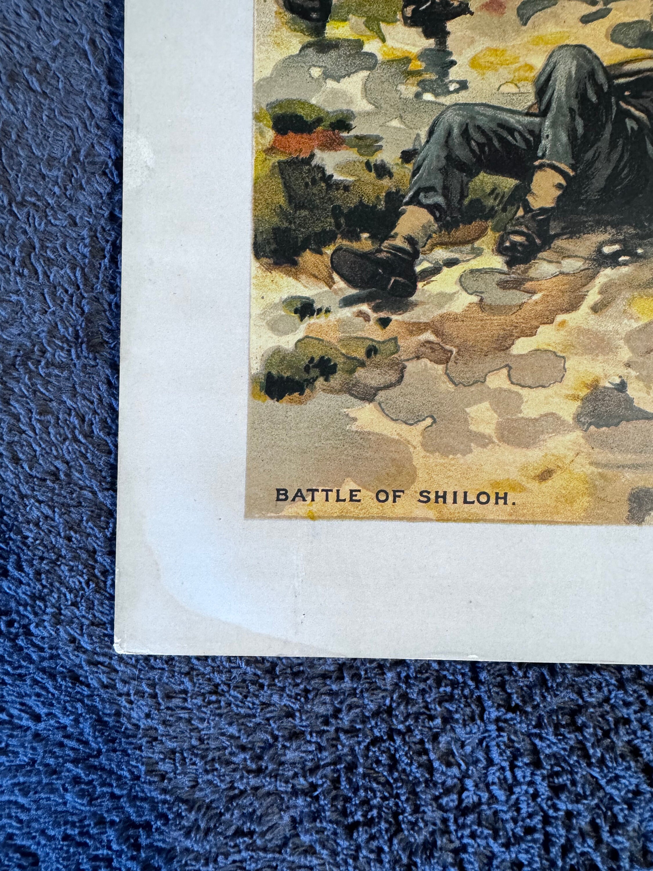 Original Civil War Lithograph, Battle of Shiloh Lewis Prang & Co ...
