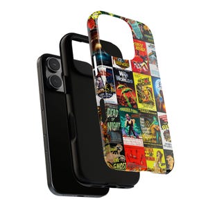 Retro Horror Movie Poster Collage Phone Case - Etsy
