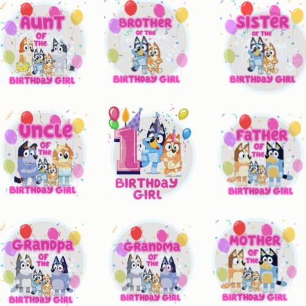 Bluey Birthday Png 1 - Etsy