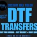 Custom Full Color DTF Transfers - Etsy