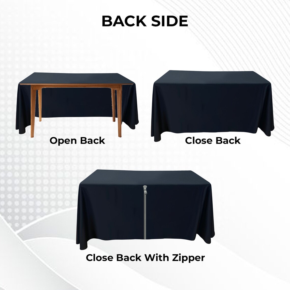Custom Logo Tablecloth | Personalized Satin Table Cover for Events - Etsy