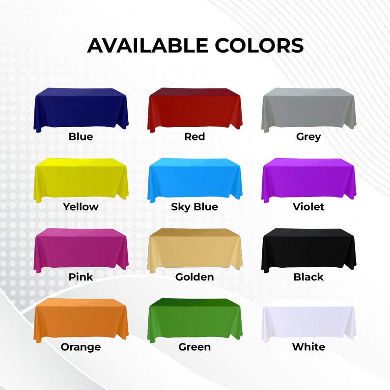 CUSTOM Table Cover Personalized Tablecloth With Your Logo Full Color Imprint for Trade Show Pop ...