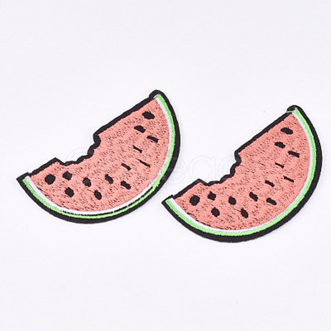 Watermelon Iron-on/sew-on Patch Appliqué for Clothing and Crafts - 2 ...