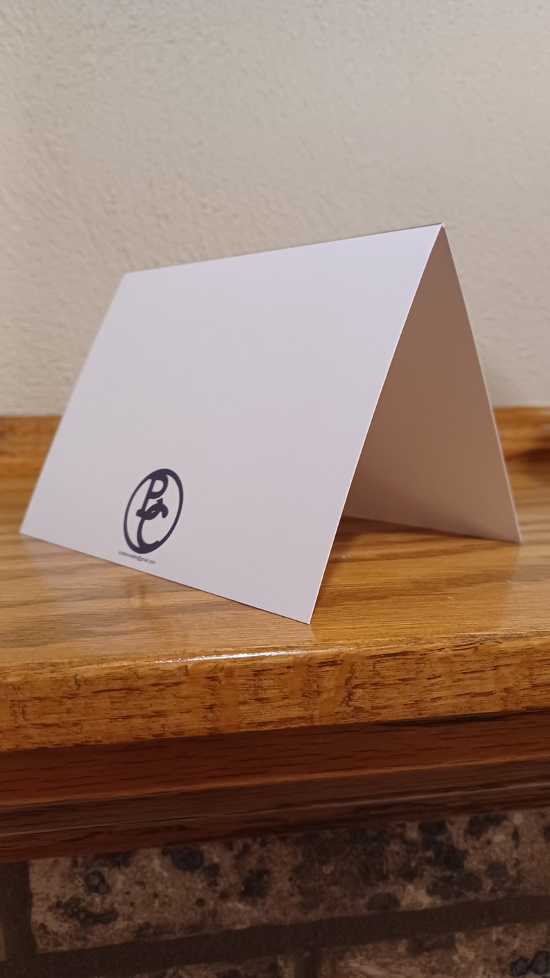 Beautiful Art Notecards, Blank Inside for Any Occasion. Charcoal ...