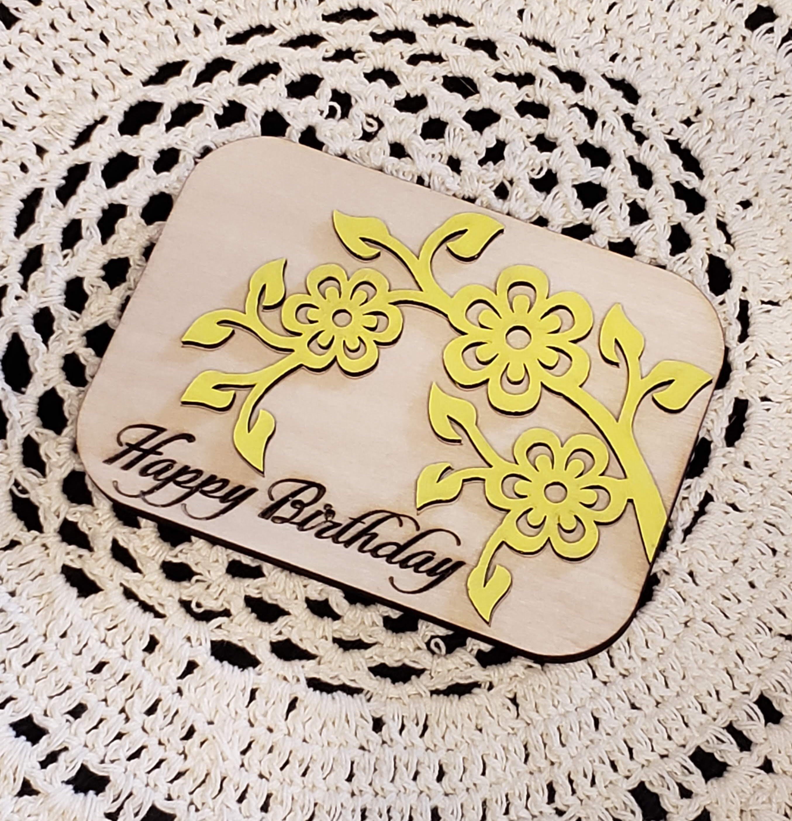 Personalized Gift Card Holder Mother's Day or Birthday Wooden Gift Card ...