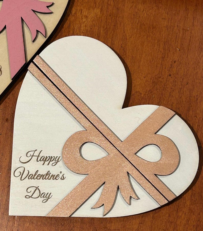 Personalized Wooden Gift Card Holder: Engraved Heart Custom Made ...