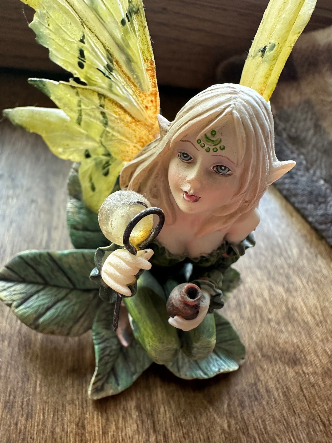 Vintage Green Earth Fairy - Etsy