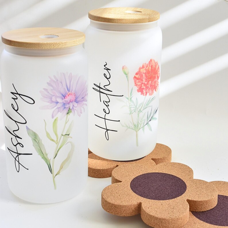 Birth Month Name Cup Custom Gift Birthday Cup for Her Custom Name ...