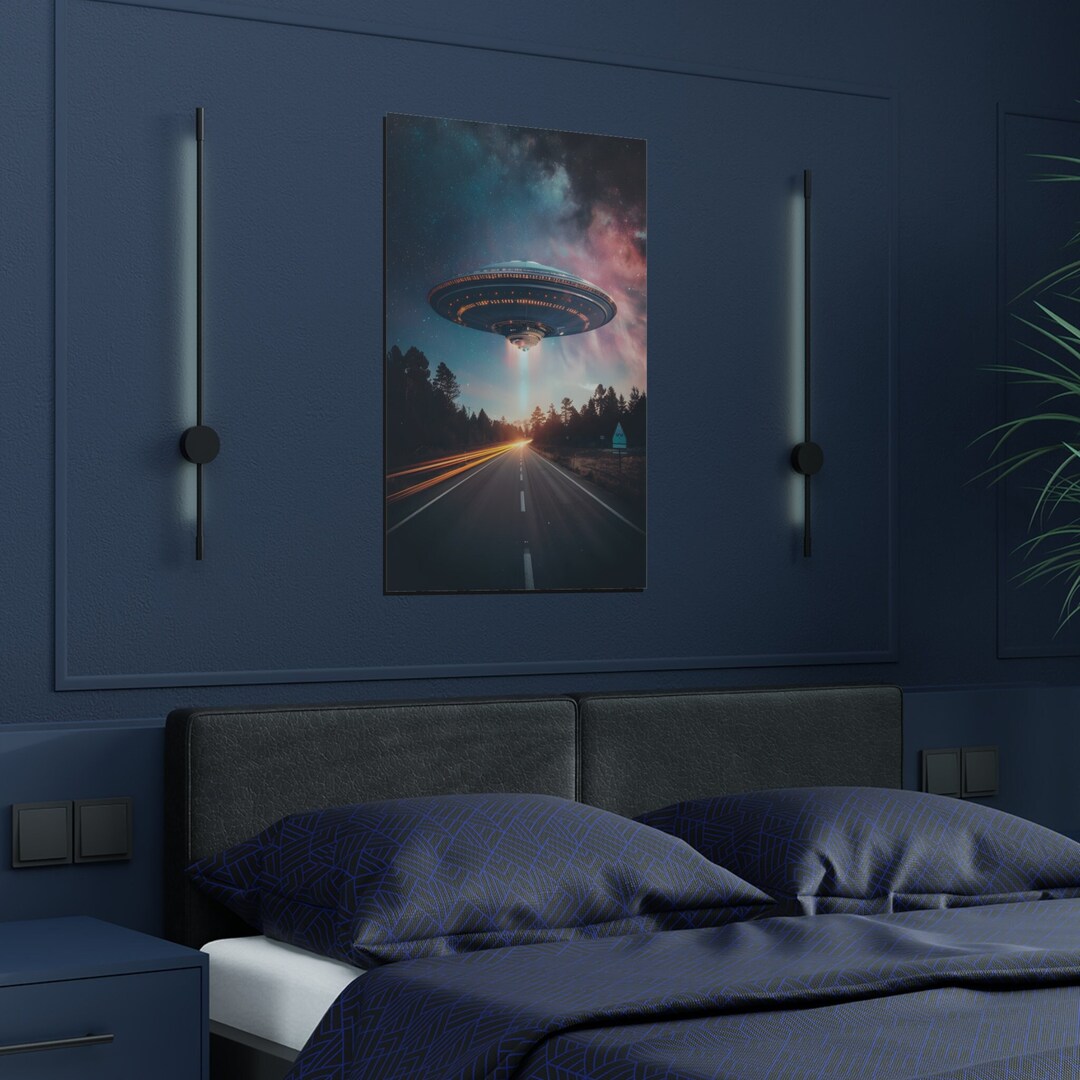 Alien Artwork UFO Artwork Alien Decor UFO Decor Alien Poster UFO Poster ...