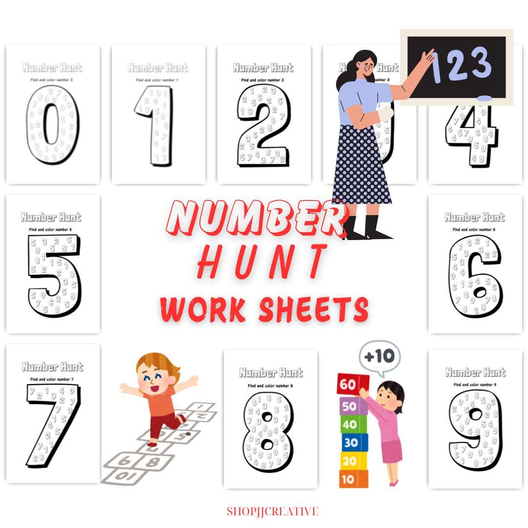 Preschool Worksheets Bundle 100+ Pages Numbers, Letters, Shapes ...