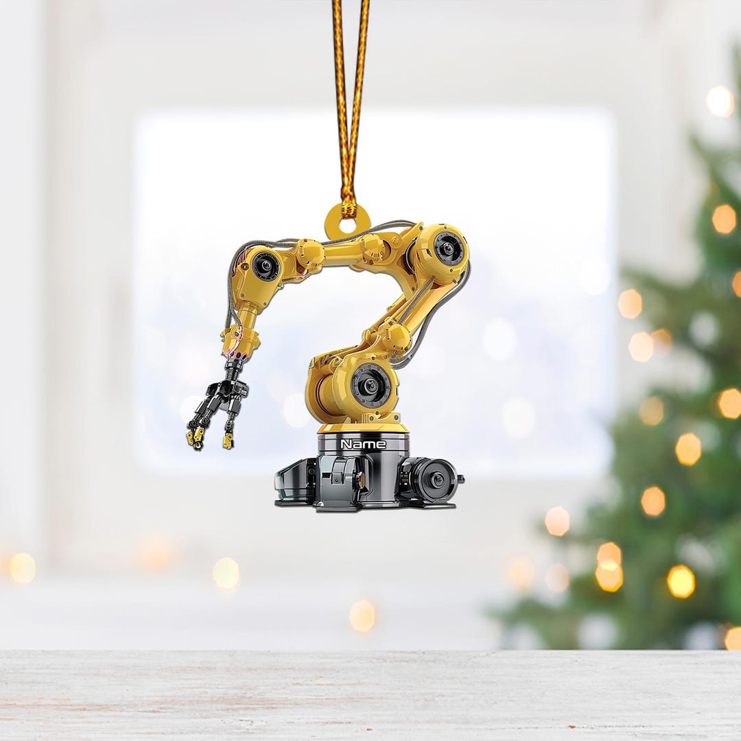 Industrial Robotics Christmas Ornament, Group Robot Welding Christmas ...