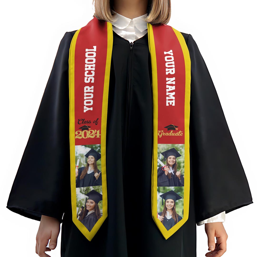 Personalized Graduation 2026 Stoles, Custom Class of 2026 Stoles, Your ...