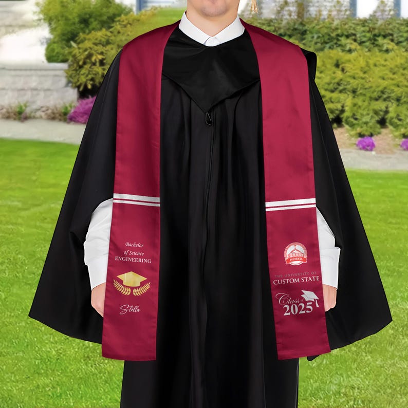 Personalized Graduation 2026 Stoles, Custom Class of 2026 Stoles, Your ...