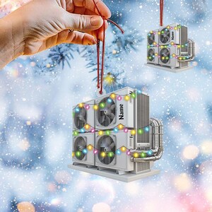 Personalized Air Conditioner System Ornament, Air Conditioner Christmas ...