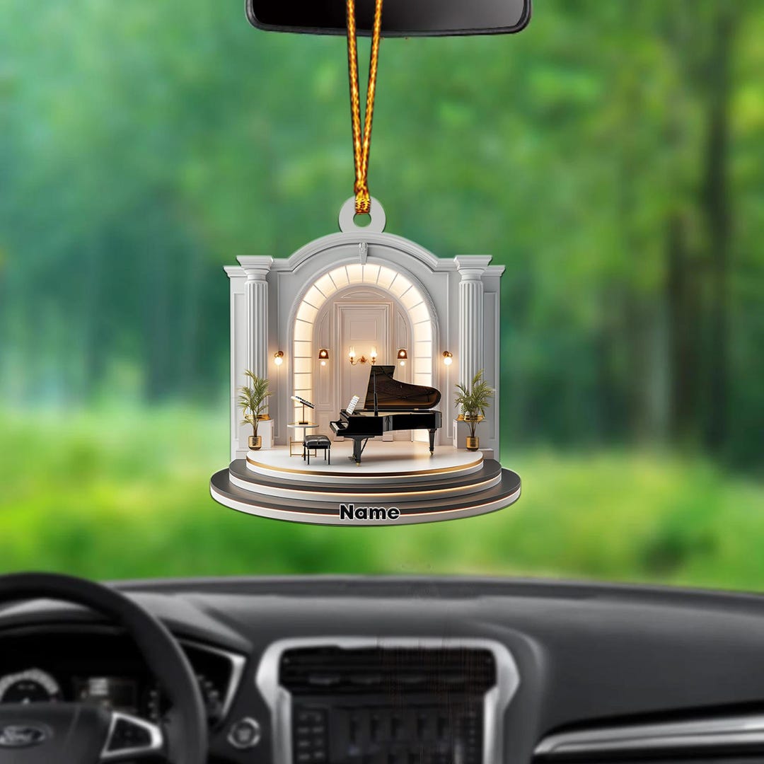 Music Room Christmas Ornament, Music Room Ornament, Music Studio ...