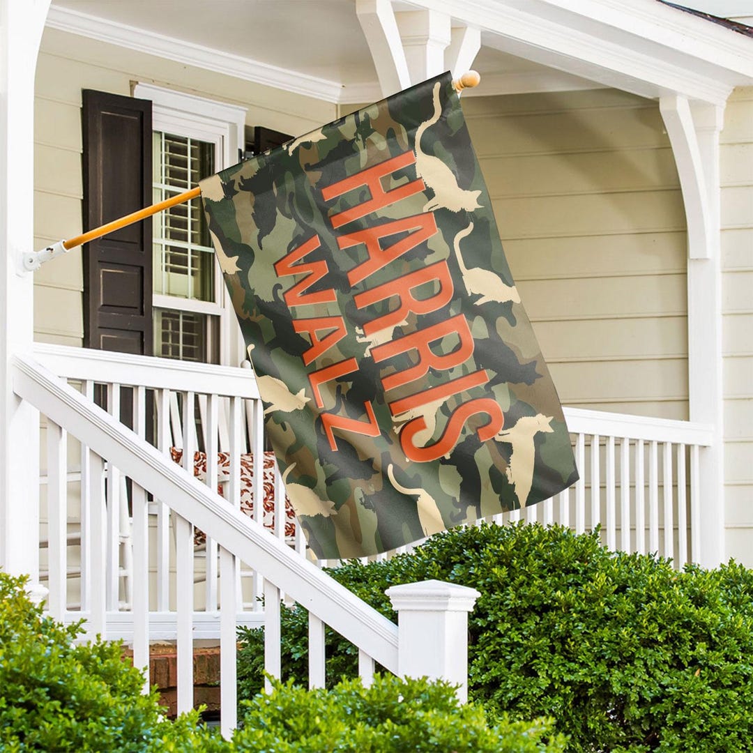 Camouflage Harris Walz 2024 Flag, Harris Walz Camo Flag, Harris for ...