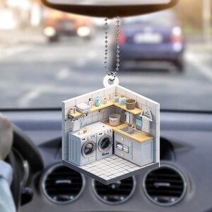 Personalized Laundry Ornament, Washing Machine Christmas Ornament ...