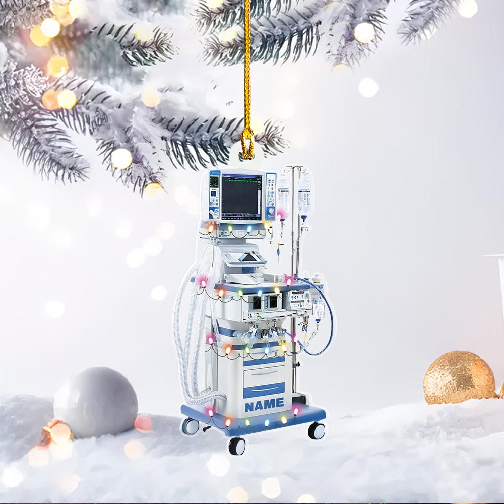 Personalized Anesthesia Machine Ornament, General Surgery Christmas ...