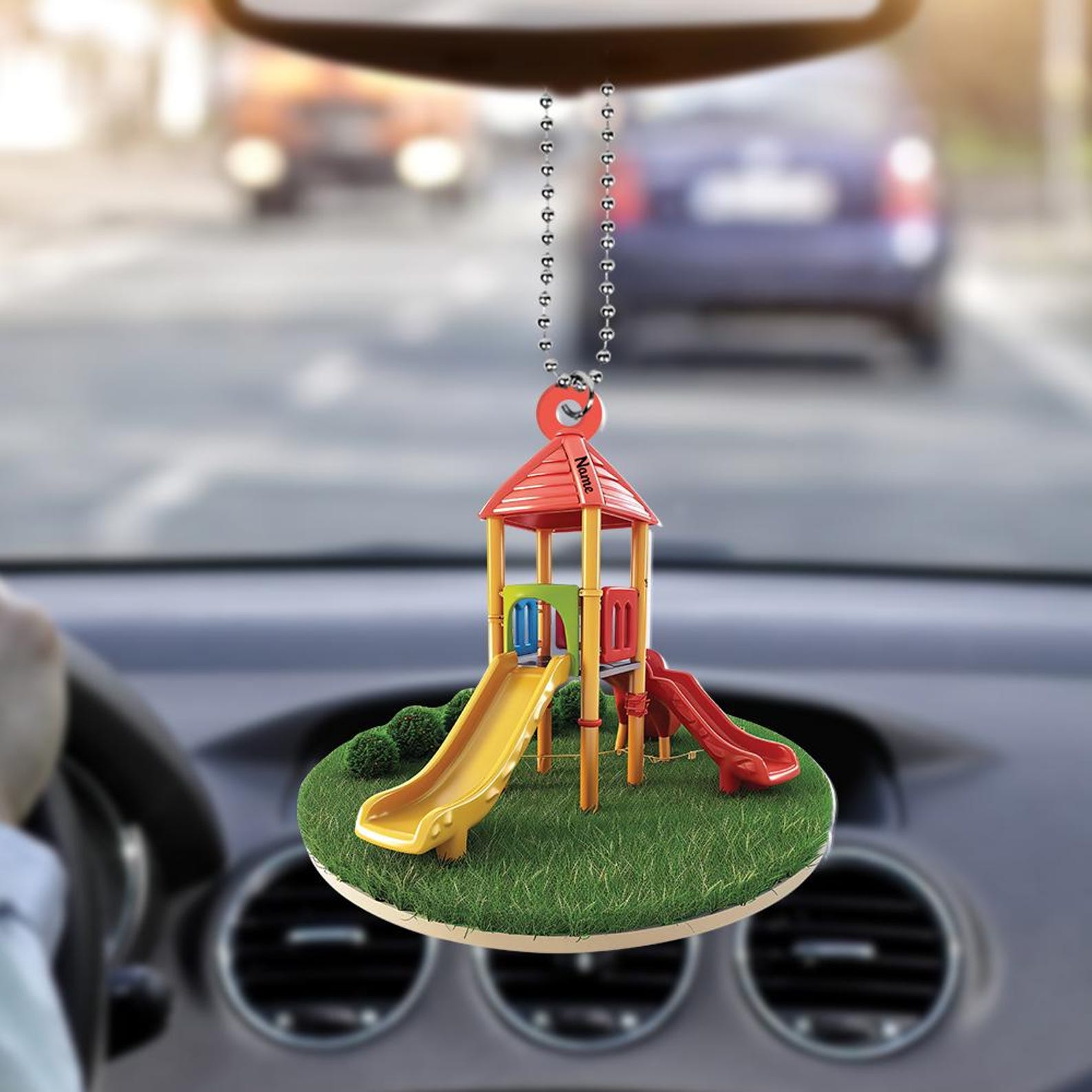 Personalized Child’s Slide Ornament, Kids Slide Christmas Ornament ...
