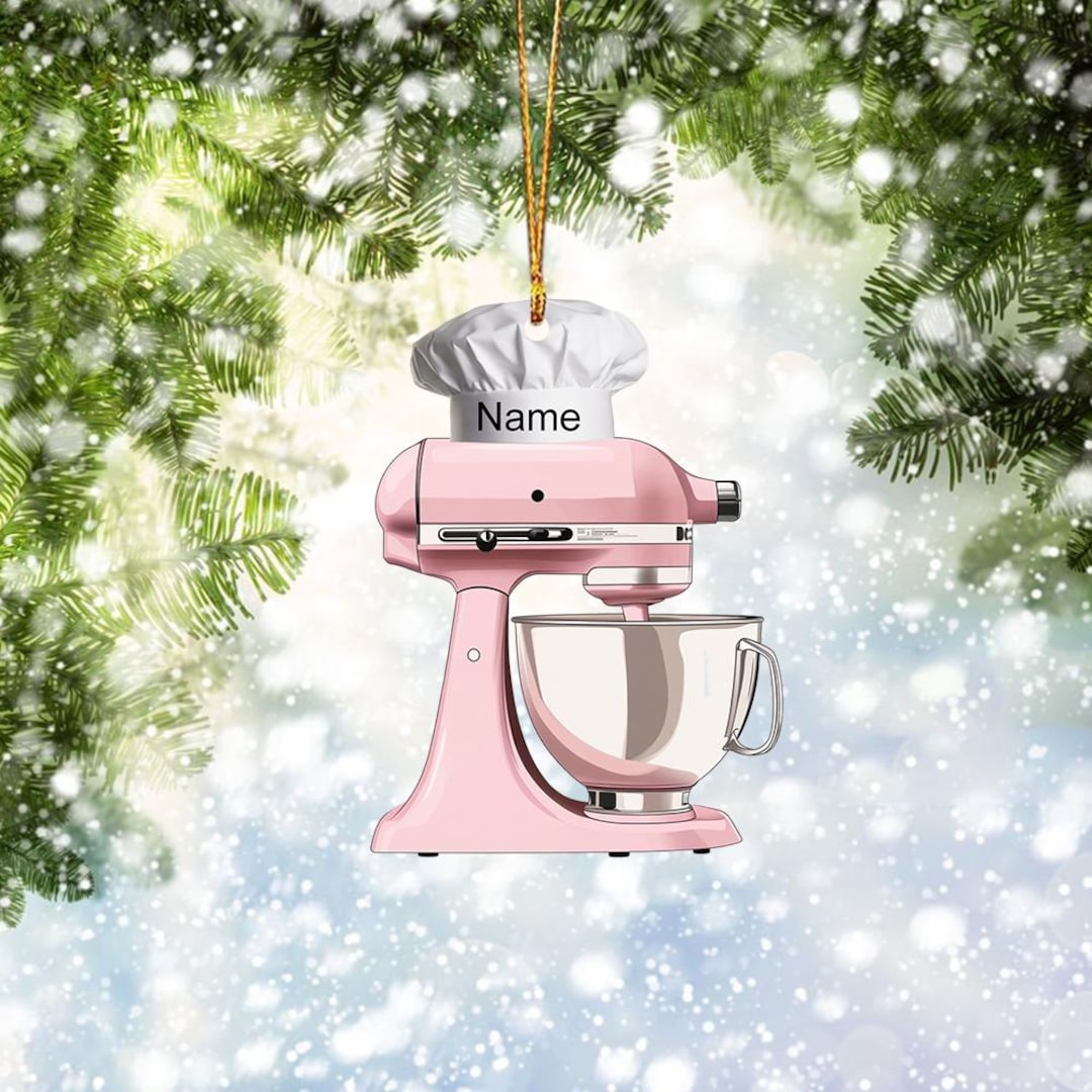 Personalized Stand Mixer Christmas Ornament, Stand Mixer Christmas ...